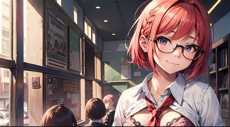 Cute Nerd In Class By Akisakixyz On Deviantart