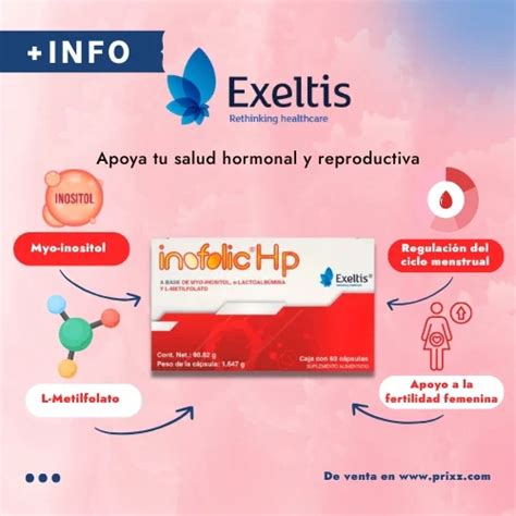 Inofolic Hp Suplemento Alimenticio Con Mio Inositol Y ácido Fólico