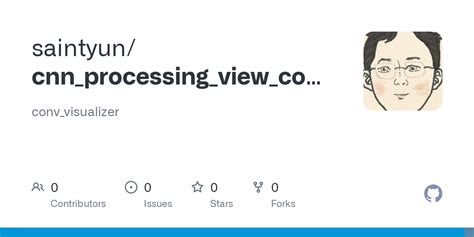 Github Saintyuncnnprocessingviewconvvisualizer Convvisualizer