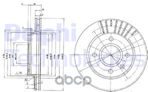 Тормозные диски DELPHI — купить по низкой цене на Яндекс Маркете