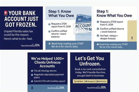 Discover Solutions For Frozen Bank Accounts Unpaid Sales Tax Keith