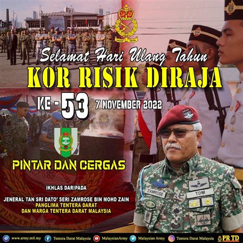 Selamat Hari Ulang Tahun Kor Tentera Darat Malaysia Facebook
