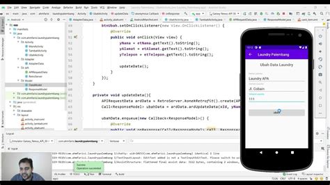 Android Part 4 Tutorial Crud Mysql Dengan Retrofit Yang Ditunggu Tunggu Part Update Data