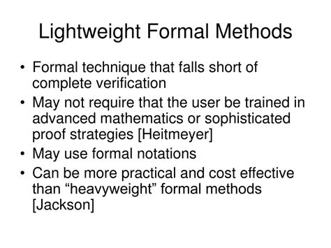 Ppt Thesis Defense Incremental Validation Of Formal Specifications