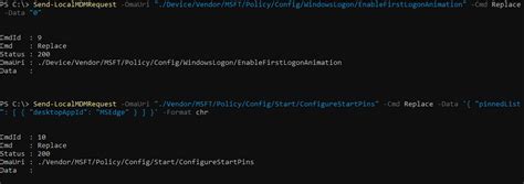 Send Mdm Commands Without An Mdm Service Using Powershell Out Of Office Hours