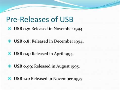 Usb Universal Serial Bus Pptx Computer Peripherals Computing