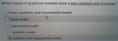 solved which type s of graphical model s show a non constant rate of