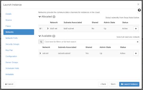 Creating New Instances — Uiuc Ncsa Radiant User Guide