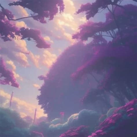 Purple Forest By Djilali1 On Deviantart