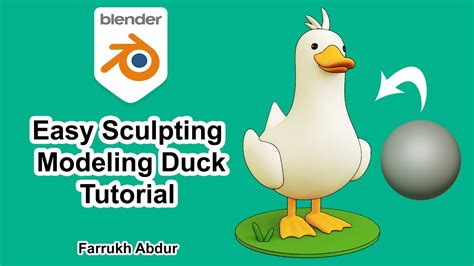 easy sculpting tutorial duck tutorials tips and tricks blender