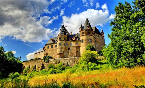 Обои Bürresheim Castle Города Замки Германии обои для рабочего стола фотографии города дворцы