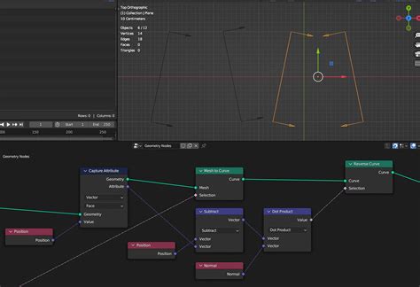 How To Determine Spline Direction In Geometry Nodes Modeling Blender Artists Community