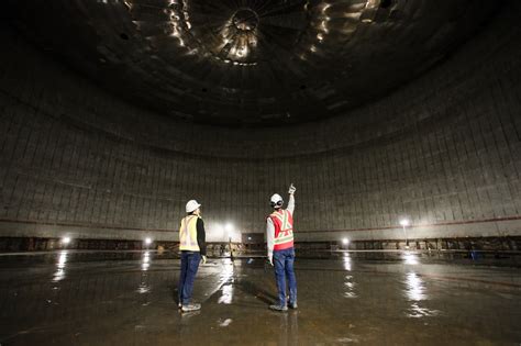 Two Hours Two Fans Sees LNG Canada Tank Roof Raised