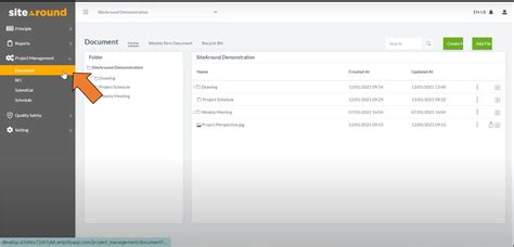 1 Upload New Document Version Sitearound Sitearound All In One Construction Management Technology