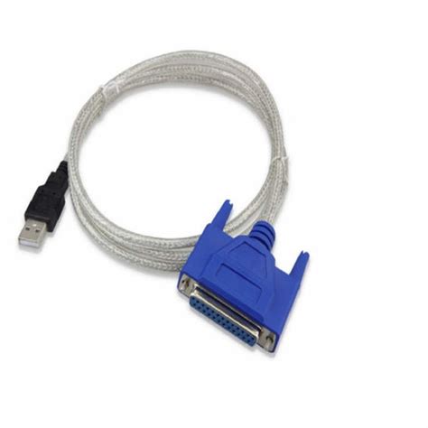 GetUSCart WESAPPINC USB To PIN DB Parallel Printer Cable Adapter USB To Female Connector