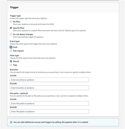Code Pipeline Trigger For Github Version 2 App Based Action Via