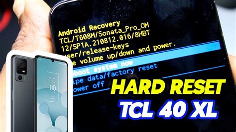 hard reset tcl 40 xl⎪formatear tcl t608m olvide contraseÑa de pantalla android youtube