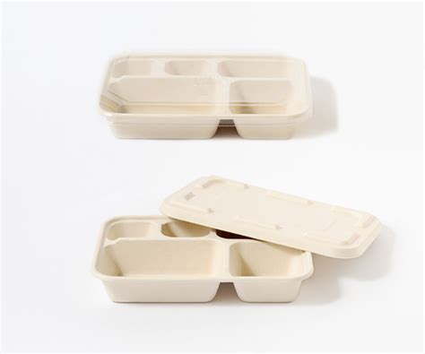 사각호환s 펄프 용기 5칸 700ml 300개