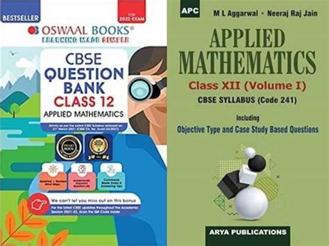 Applied Mathematics Class Xii With Oswaal Cbse Question Bank Class 12