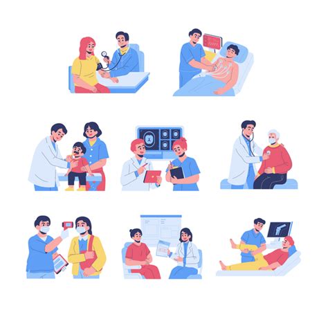 doctor and patient interaction illustration r medicalillustration