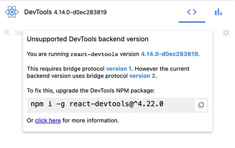 React Devtools Upgrade To Version 2 Of Bridge Protocol · Issue 709
