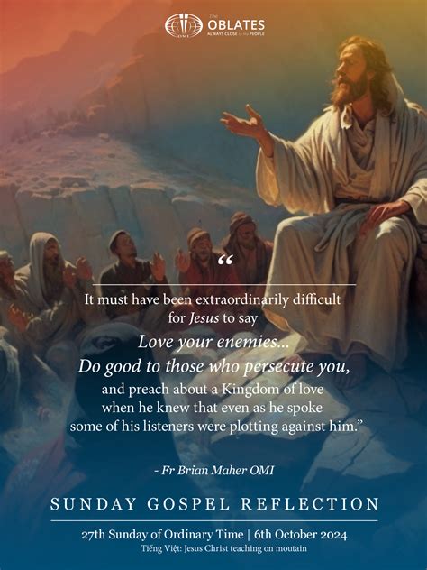 Gospel Reflection Sunday 6th October 2024 | 27th Sunday in Ordinary Time