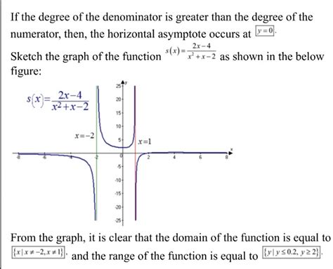 If The Degree Of The Denominator Is Greater Than The Degree Of The Numerator Then The Horizontal