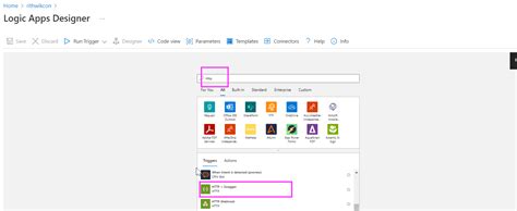 Azure Logic Apps Why Is Swagger Trigger Missing Stack Overflow