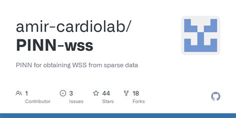 github amir cardiolab pinn wss pinn for obtaining wss from sparse data