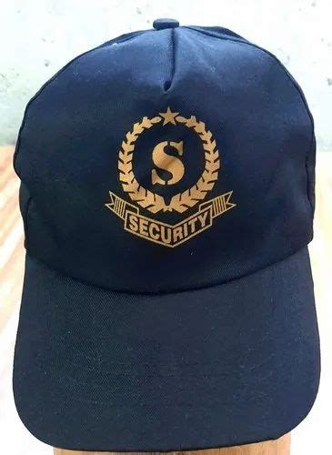 Unisex Cotton Black Security Cap At 18 Piece In New Delhi ID 24758435562