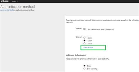 Authentication Splunk Ldap Integration Authenticationmanagerldap