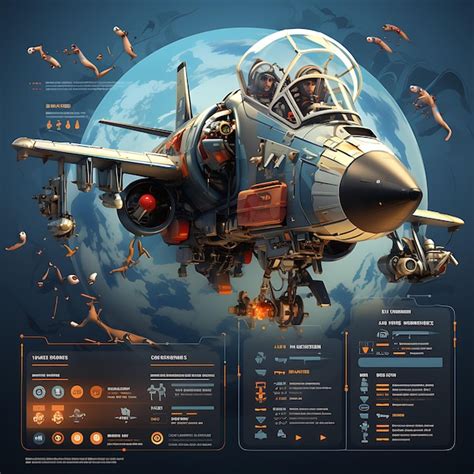 Premium Photo Aviation Pop Up Ui Airshow Themed Game Pc Flight Simulation Design Art Graphic