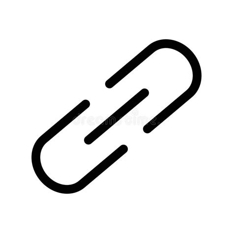 Chain Link Icon Design In Filled And Outlined Style Stock Vector
