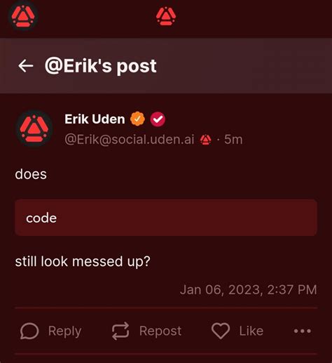 Does Anyone Know Why The Font For My Markdown Inline Code Code Block