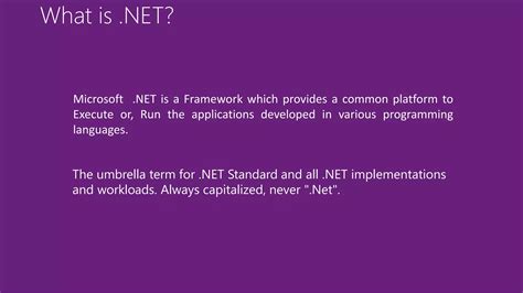 Net Platform Net Core Fundamentals Pptx