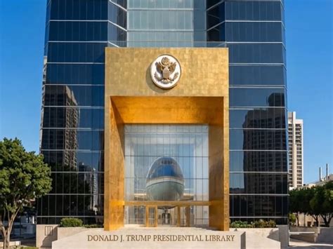 Eric Trump Unveils First Look Of Donald J Trump Presidential Library