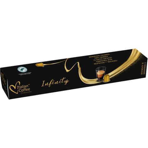 Cápsulas Café Alumínio Nespresso Infinity Italian Coffee 10 Un