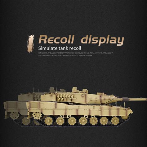 1 16 Rc Tank 2 4g German Leopard 2a7 Main Battle Tank Vehicle Model To