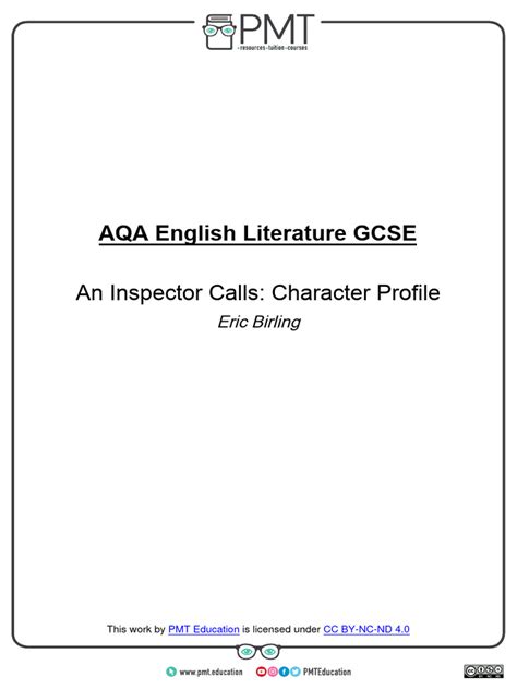 Eric Birling Pdf Psychology