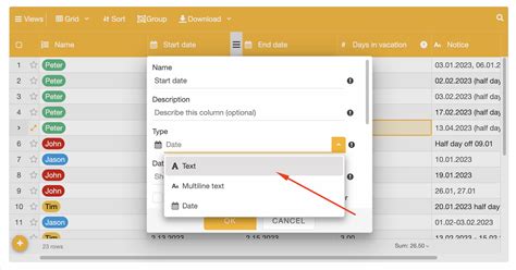 Changing Column Type In Grid View Artavolo Com
