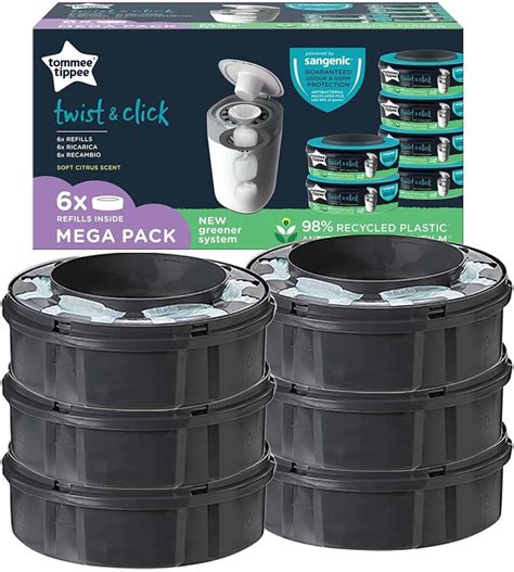 Sangenic Tommee Tippee Sangenic Twist And Click Nappy Disposal Bin
