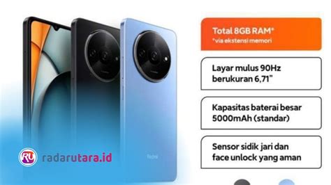 Xiaomi Redmi A Smartphone Murah Cuma Rp Jutaan Ram Gb Baterai Mah