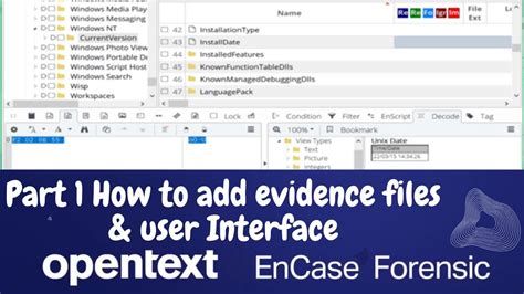 Starting A New Digital Forensic Investigation Case In Opentext Encase 23 Part 1 Youtube