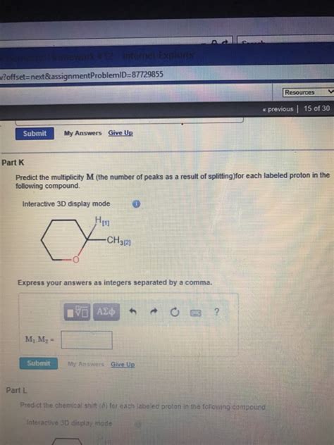 Solved Offset Next AssignmentProblemID Resources A Chegg