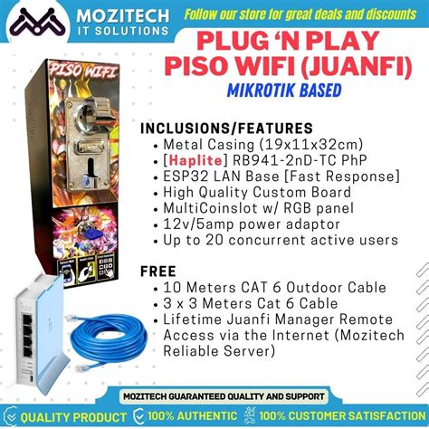 Piso Wifi Vendo Mikrotik Based Lazada Ph