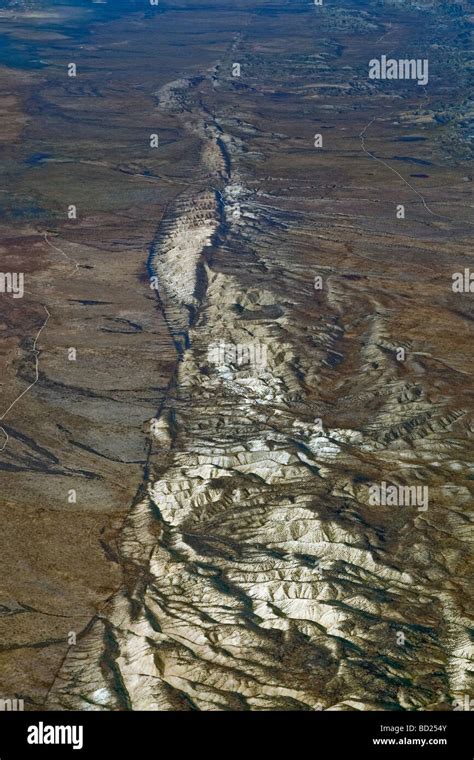 San Andreas Fault Satellite View