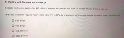 solved 8 working with numbers and graphs q8 suppose the