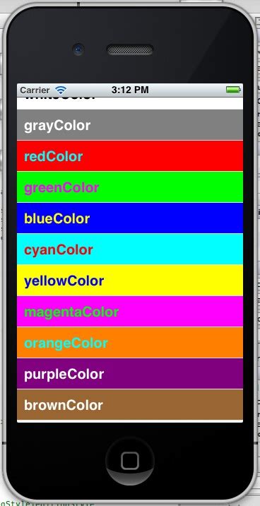 Iphone How To Set Tableview Background Color Stack Overflow