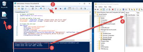 Creating A Single User Accounts On Active Directory With Powershell