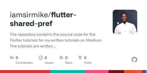 github iamsirmike flutter shared pref the repository contains the